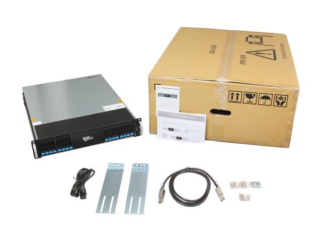 SANS DIGITAL EliteSTOR ES216X6+BS 2U 16 Bay 2.5" 6G SAS/SATA to SAS ...