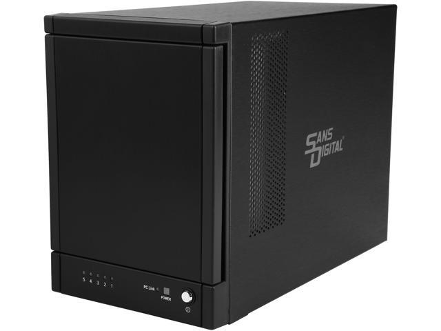 SANS DIGITAL TowerRAID TR5M+BNC 5 Bay eSATA Port Multiplier JBOD Tower ...