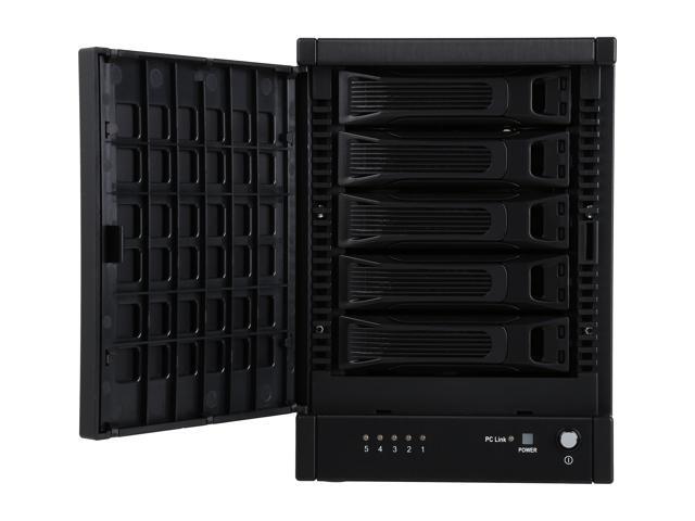 SANS DIGITAL TowerRAID TR5M+BNC 5 Bay eSATA Port Multiplier JBOD Tower ...