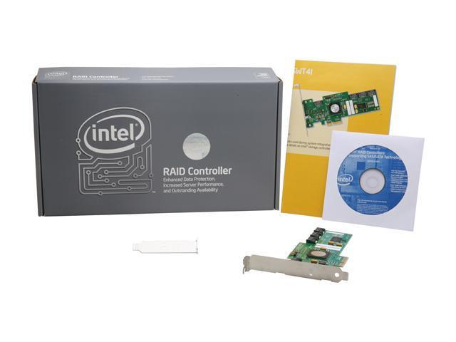 Intel RAID Controller Card 3G SATA/SAS PCI-E x4 4 internal ports ...