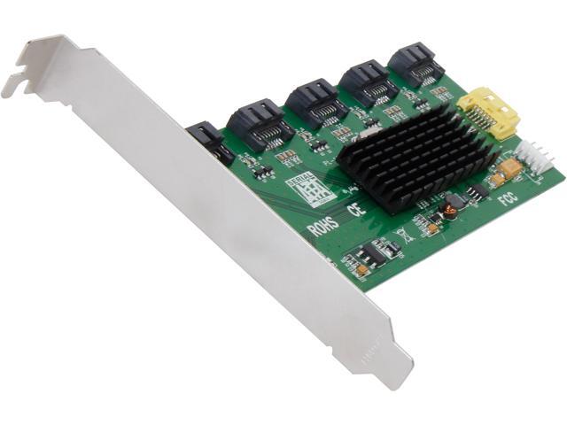 SYBA SI-PCI40074 SATA II (3.0Gb/s) 1:5 (5x1) Internal SATA II Port ...
