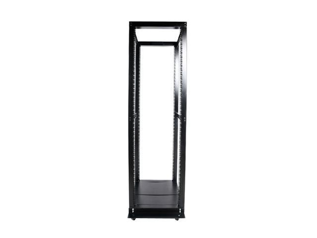 StarTech.com 4POSTRACKBK 42U Adjustable 4 Post Open Server Equipment ...