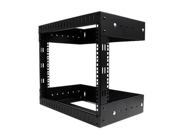 StarTech.com RK812WALLOA 8U Open Frame Wall Mount Equipment Rack ...