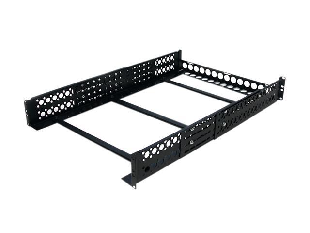 StarTech.com UNIRAILS2U 2U Fixed 19" Adjustable Depth Universal Server ...