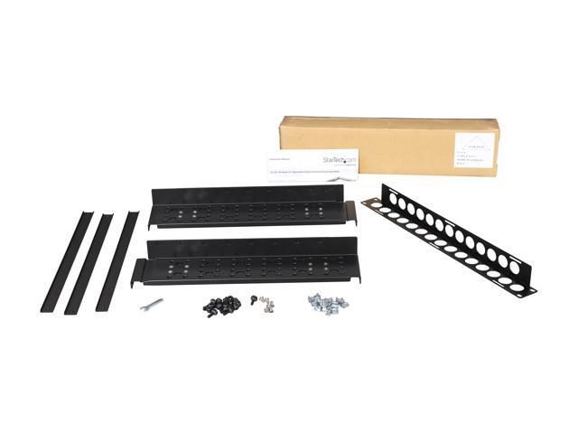 StarTech.com UNIRAILS2U 2U Fixed 19" Adjustable Depth Universal Server ...
