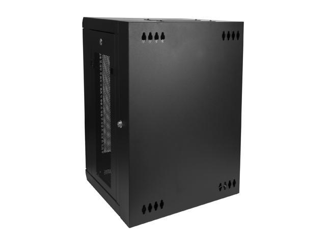 StarTech RK12WALHM Wall Mount Server Rack Cabinet - 12U Rack - 17" Deep ...