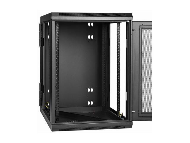 StarTech RK1232WALHM Wall Mount Server Rack Cabinet - 12U Rack - 32 in ...