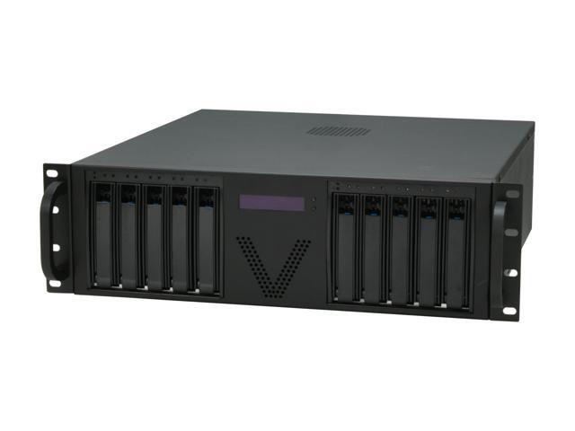 NORCO DS-1000 10-bay 3U Hot-swap Rackmount eSATA RAID Hard Drive ...