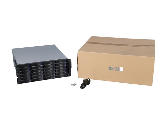 External 4U 24 Bay Hot-Swap 6G SAS / SATA III Rackmount RAID / JBOD ...