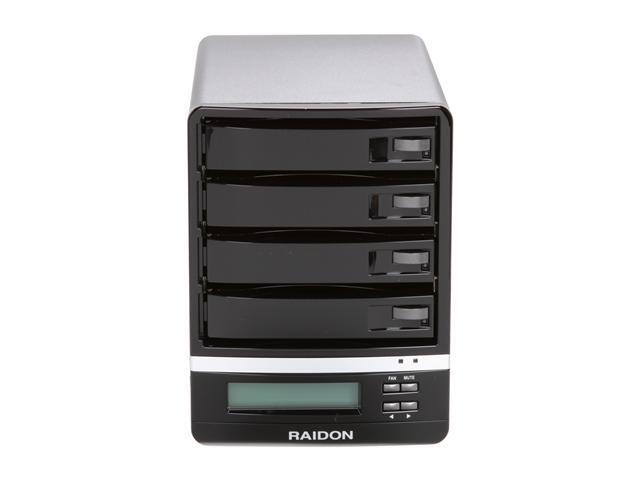 Raidon 4 Bay eSATA, USB 2.0, FireWire External Hard Drive Enclosure ...