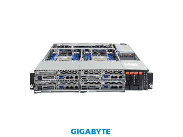 GIGABYTE H242-Z11 HCI Server – AMD UP 2U 4 Nodes Edge Computing Server - Newegg.com