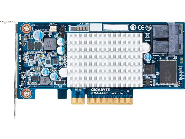 GIGABYTE CRA3338 PCI-Express 3.0 x8 PCI-Express Broadcom 12Gb/s SAS3008 ...