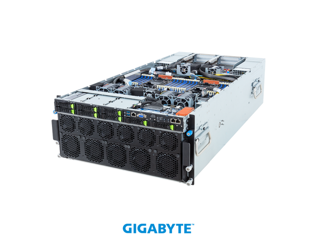 GIGABYTE G593-SD2-AAX1 HPC/AI Server - 5th/4th Gen Intel® Xeon® Scalable - 5U DP NVIDIA HGX ...