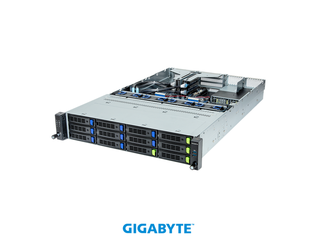 GIGABYTE R263-Z30-AAC2 Rack Server - AMD EPYC™ 9004 - 2U UP 12-Bay Gen4 ...