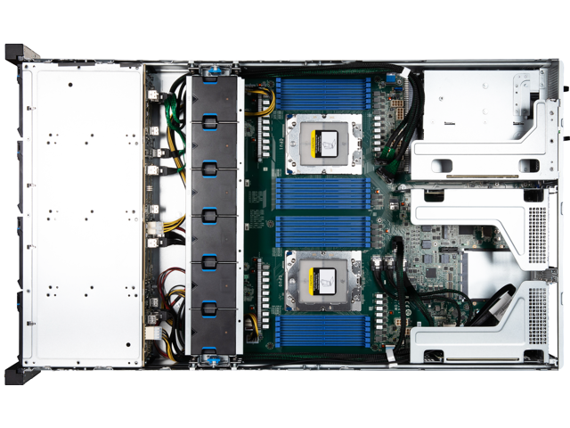 MSI 2U Server Barebones, Dual AMD EPYC™ 9004 Series Processors, 4 NVMe ...