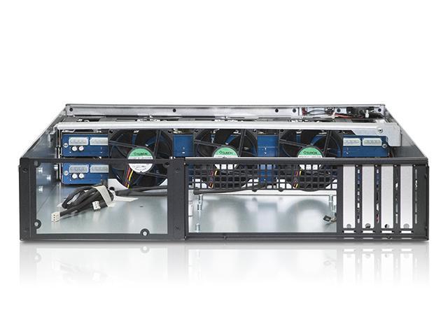 2U 8-Bay Trayless Storage Server Rackmount Chassis 12Gb/s HDD SFF-8643 ...