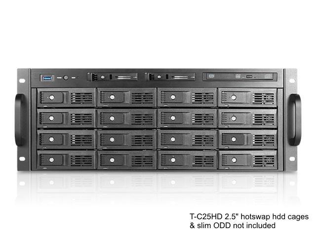 4U 16-Bay Trayless Storage Server Rackmount Chassis 12Gb/s HDD SFF-8643 ...