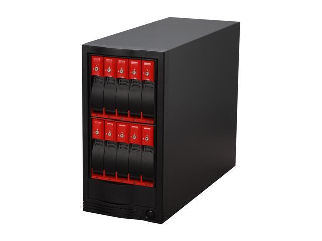 iStarUSA dAge1040TL-ES Tower 10-bay SATA/SAS eSATA Port Multiplier ...