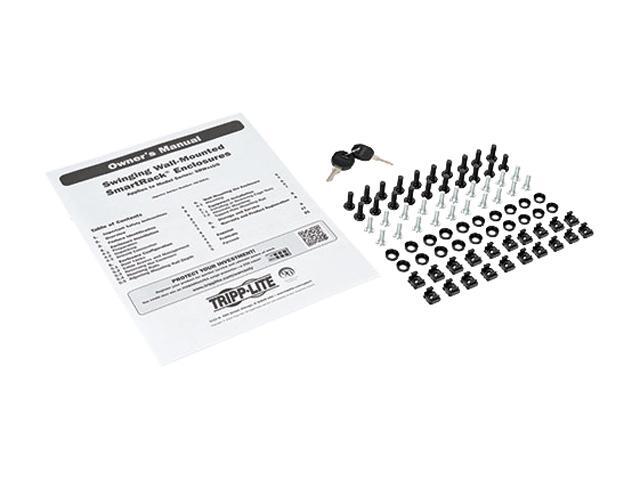 Tripp Lite 10U Wall-Mount Rack Enclosure Cabinet, Hinged Back, Low ...