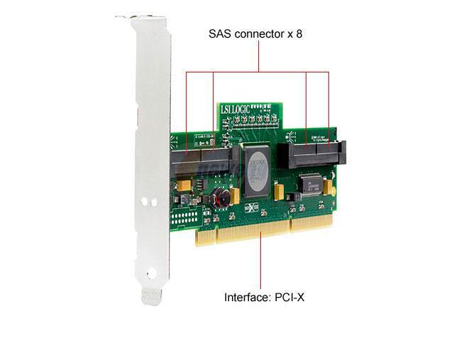 HP 347786-B21 PCI-X Serial Attached SCSI 8 Internal port SAS HBA with ...