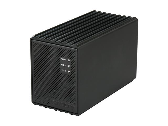 Cavalry EN-CADA2BU3-ZB USB 3.0 RAID 2-Bay Disk Array Tower w/Raid 0, 1 ...