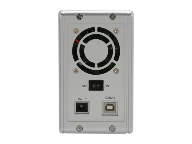 Cavalry CADB-U2 Series EN-CADB2S-ZB USB 2.0 JBOD 2-Bay Disk Array ...