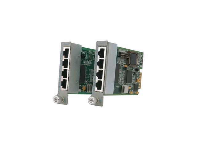 Omnitron iConverter 4Tx 10/100 Managed Ethernet Switch module - Newegg.com