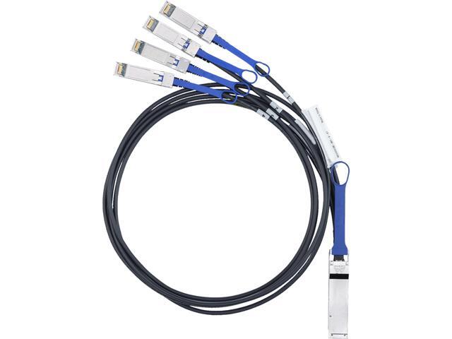 Brocade 40G-QSFP-4SFP-C-0301 Direct-Attach Copper Breakout Cable ...