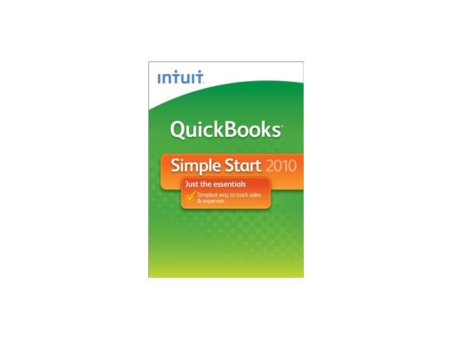 Intuit QuickBooks Simple Start 2010 - Newegg.com