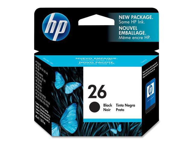HP 26 Black Inkjet Print Cartridge (51626A) - Newegg.com