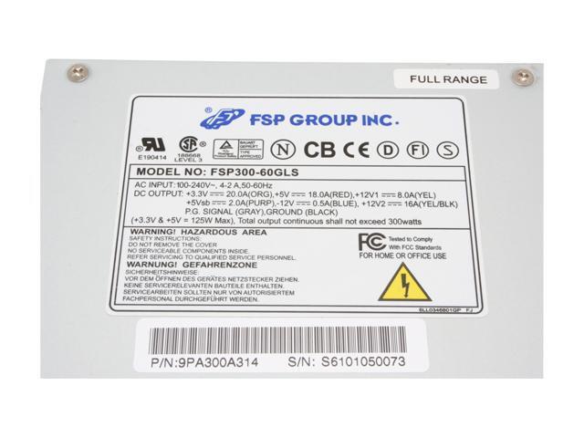 FSP Group FSP300-60GLS-R 300 W Power Supply - Newegg.com
