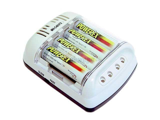 POWEREX MH-C401FS Rechargeable Batteries & Charger Kit - Newegg.com