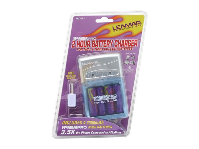 LENMAR PRO711 Rechargeable Batteries & Charger Kit - Newegg.com