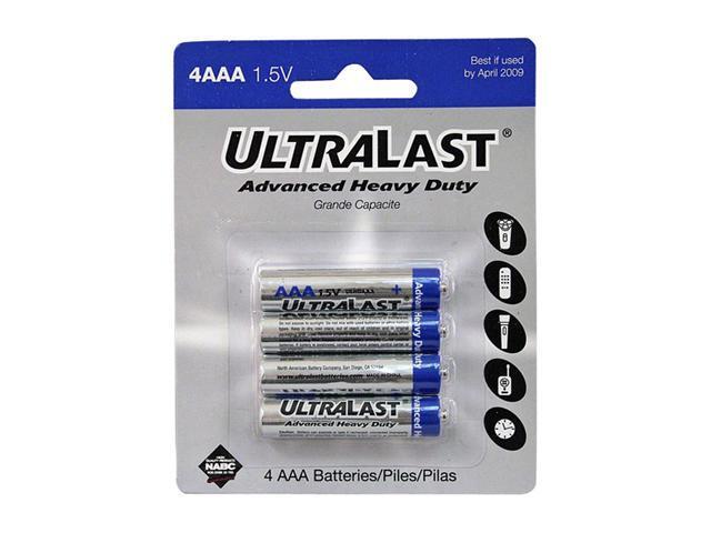 ULTRALAST ULHD4AAA Batteries - Newegg.com