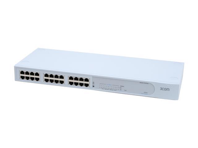 3com 3C16411-US Baseline Dual Speed Hub 24-Port - Newegg.com