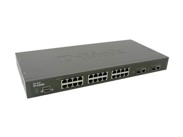 D-Link DES-3526 Stackable Layer 2 Switch - Newegg.com