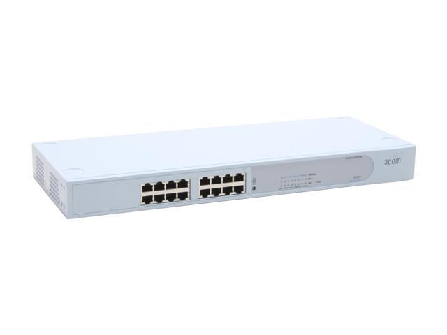 3com 3C16410-US Baseline Dual Speed 16-Port Hub - Newegg.com