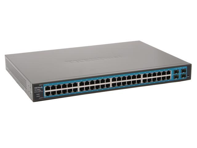 TRENDnet TEG-448WS Smart 48-Port Gigabit Web-Based Smart Switch ...