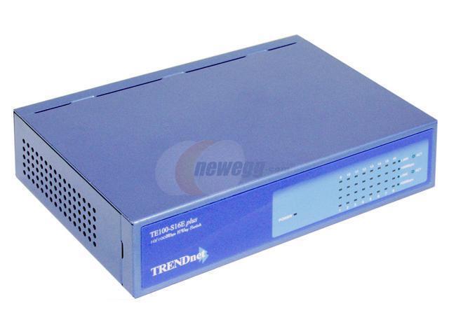 TRENDnet TE100-S16E Fast Ethernet Switch - Newegg.com