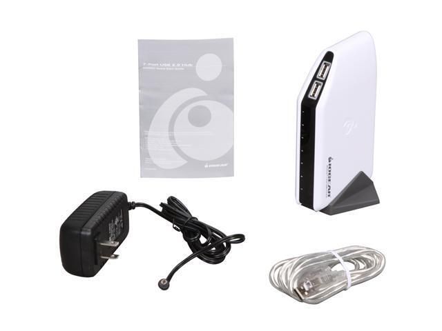 IOGEAR GUH227 7- Port High Speed USB 2.0 Hub - Newegg.com