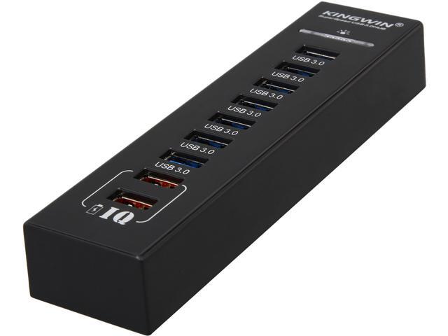 Open Box: KINGWIN KW-HUB-9U3 9 Port SuperSpeed USB 3.0 Hub ( 7 x USB3.0 ... Open Box: KINGWIN KW-HUB-9U3 9 Port SuperSpeed USB 3.0 Hub ( 7 x USB3.0 ...