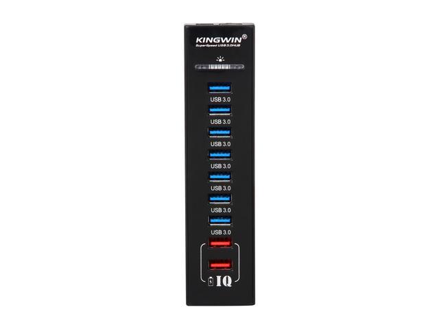 Open Box: KINGWIN KW-HUB-9U3 9 Port SuperSpeed USB 3.0 Hub ( 7 x USB3.0 ... Open Box: KINGWIN KW-HUB-9U3 9 Port SuperSpeed USB 3.0 Hub ( 7 x USB3.0 ...