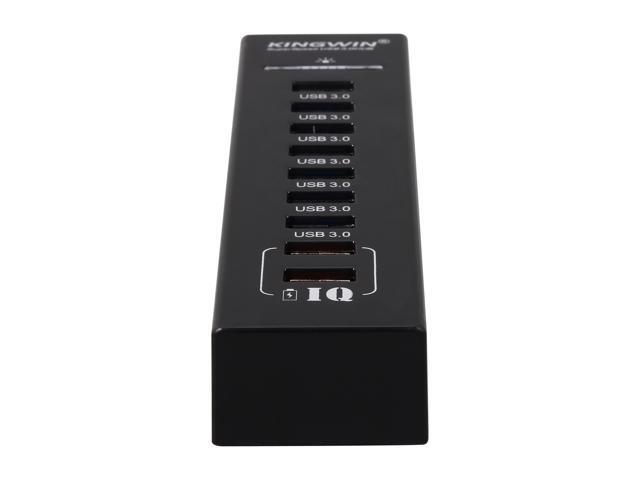 Open Box: KINGWIN KW-HUB-9U3 9 Port SuperSpeed USB 3.0 Hub ( 7 x USB3.0 ...