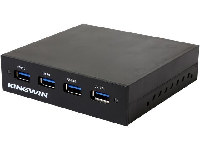 KINGWIN KW35-4U3 Internal 4-Port USB 3.0 hub for 3.5? bay - Newegg.com