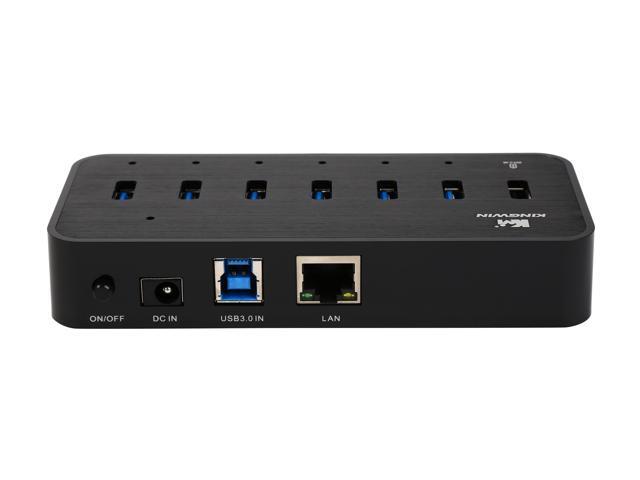 KINGWIN KWZ-EC7 Aluminum 6-Port USB 3.0 Hub +1 Dedicated Charging Port ... KINGWIN KWZ-EC7 Aluminum 6-Port USB 3.0 Hub +1 Dedicated Charging Port ...