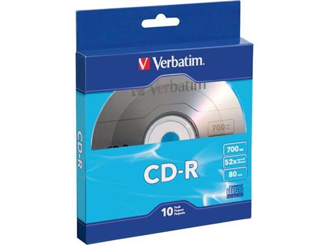 Verbatim 700MB 52X CD-R 10 Packs Disc - Newegg.com
