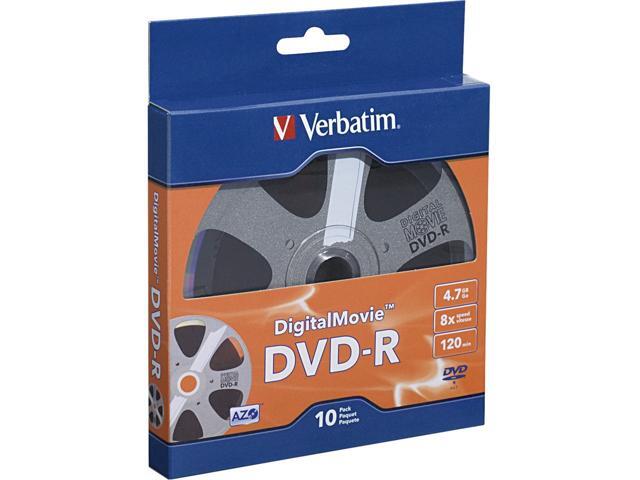 Verbatim 4.7GB 8X DVD-R 10 Packs Disc - Newegg.com
