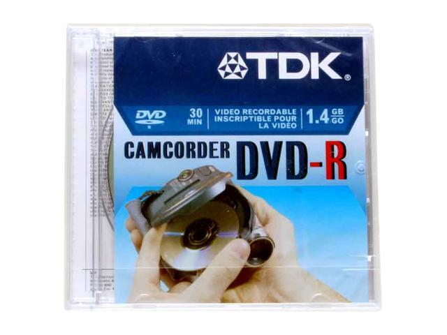 TDK 1.4GB 2X DVD-R Single 8cm Disc for Data General Use (non-authoring ...