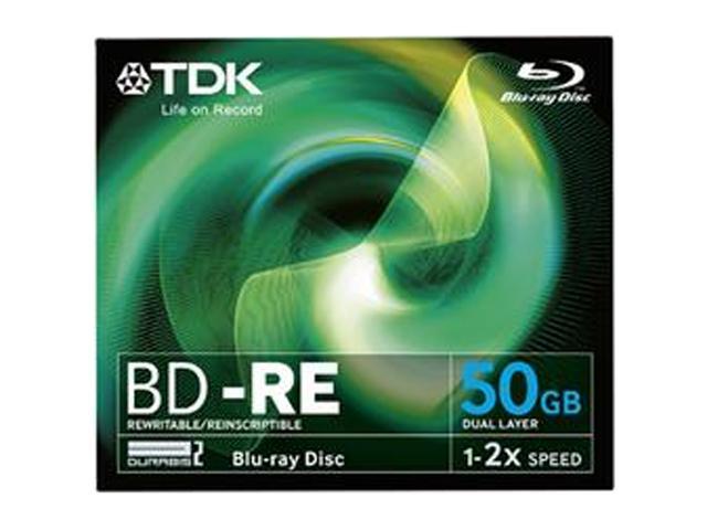 TDK 50GB 2X BD-RE Single Double Layer Blu-ray Disc Model 48700 - Newegg.com