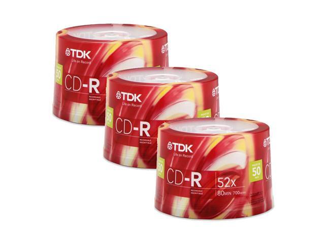 TDK 700MB 52X CD-R 150 Packs Disc Model 47896-KIT - Newegg.com